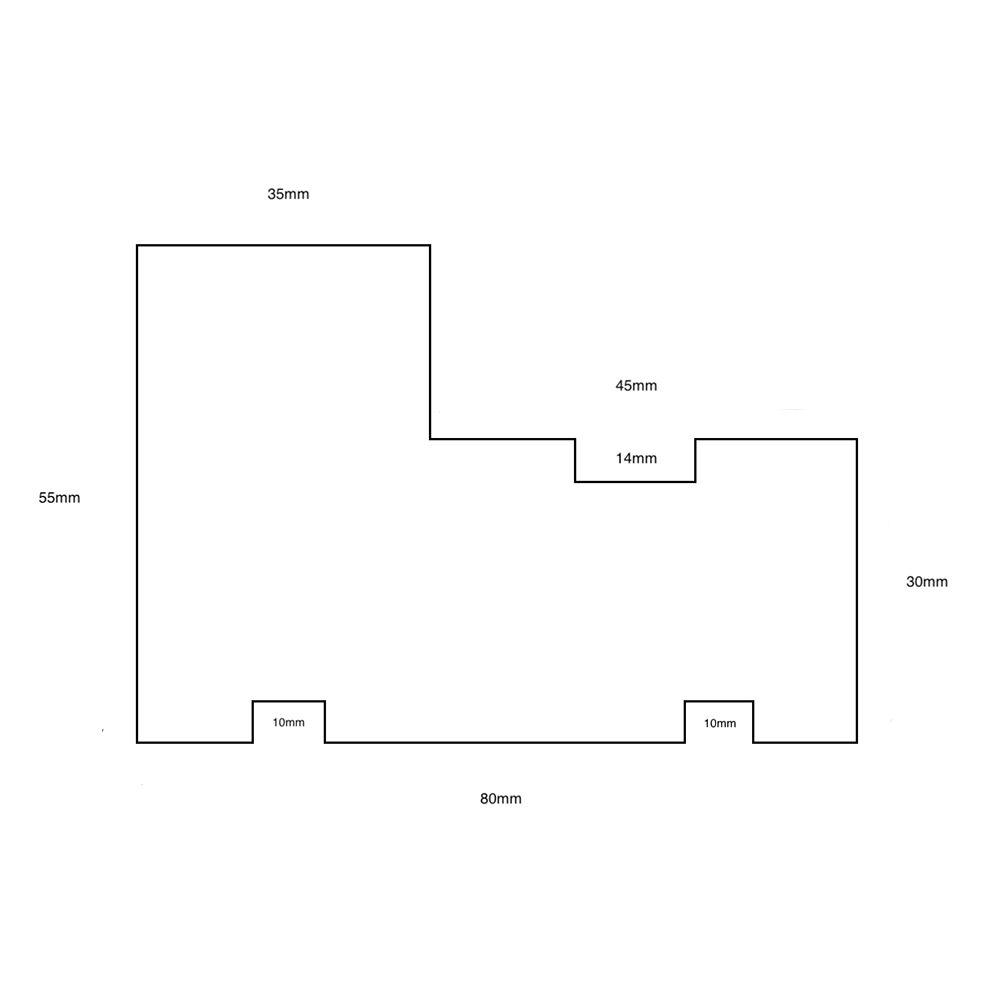External Softwood 30 Minute Fire Door Casing with Cill | Doordeals